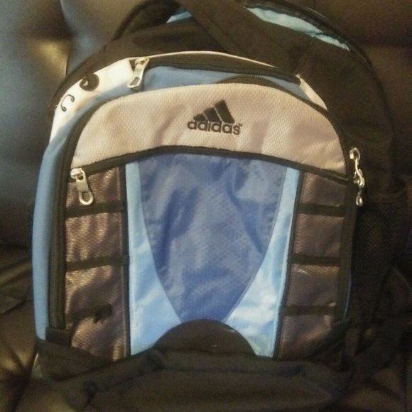adidas | Bags | Adidas Load Spring Media Padded Back Pack Blackbluegray ...